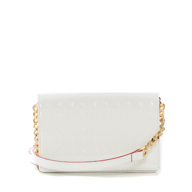 Arcadia White Laura Flap Mini Cross | Belmore Boutique
